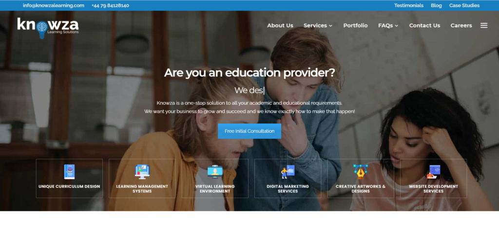 Knowza Learning Solutions – Britannia Education Group
